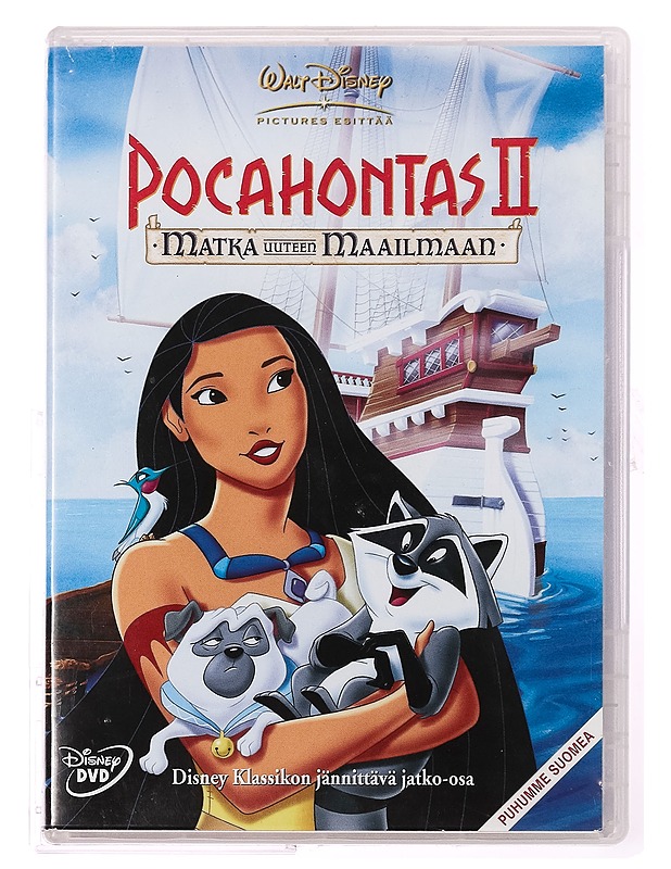 Disney Pocahontas II Matka uuteen maailmaan - DVD - Pääkaupunkiseudun Kierrätyskeskus verkkokauppa